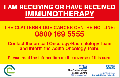 Immunotherapy :: The Clatterbridge Cancer Centre